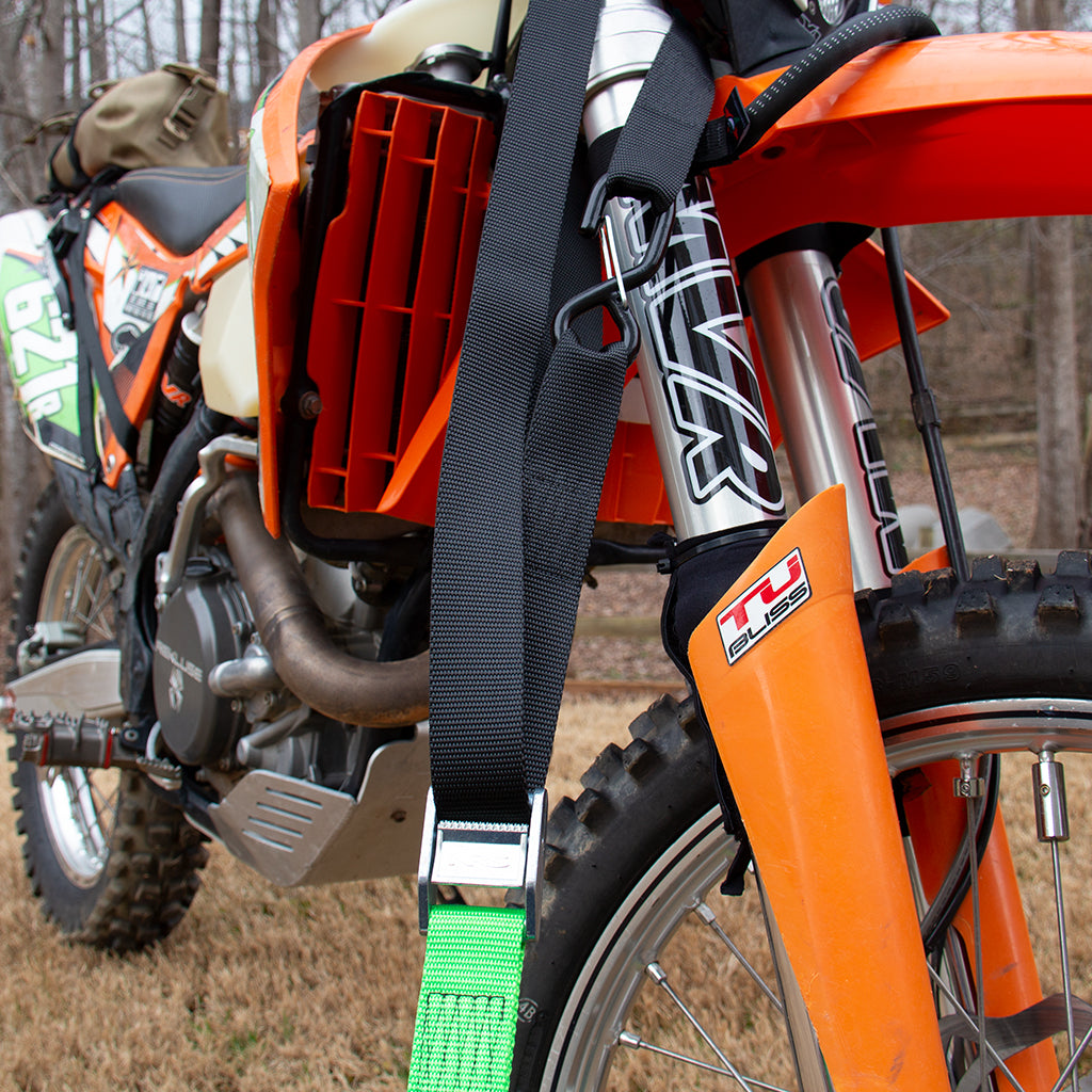 Motorcycle and ATV Tie Down Straps - Green Chile Adventure Gear